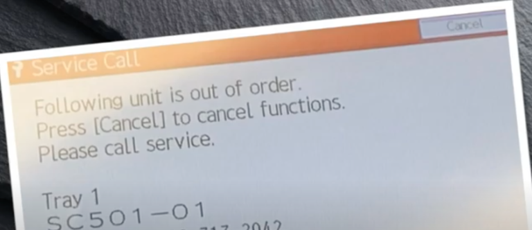 How to Clear Ricoh SC501/502/503 Error Codes - Applied Innovation